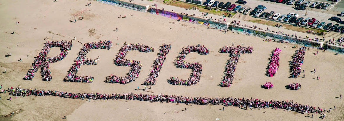 Human banner — Beautiful Trouble